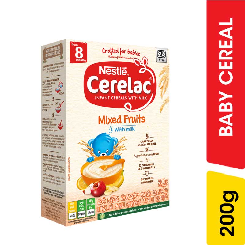Cerelac Mixed Fruit With Milk - 200.00 g – Aus Lanka Delivery