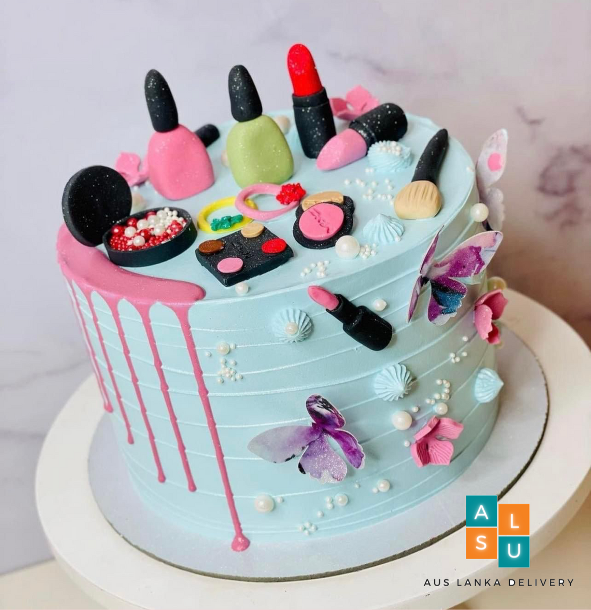 Makeup set cake – Aus Lanka Delivery