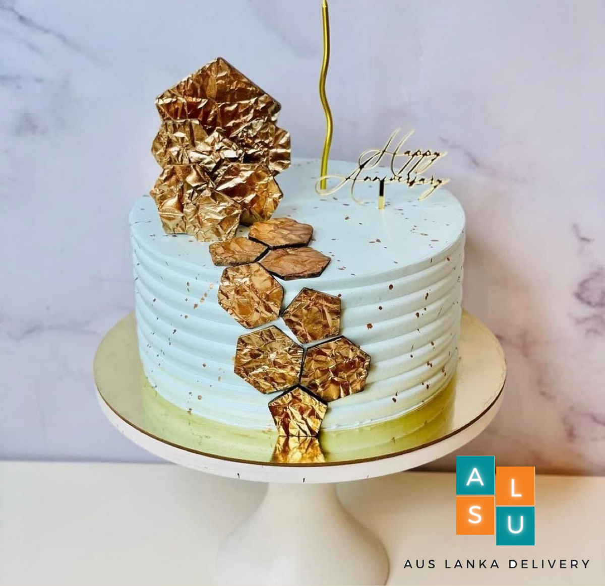 Blue ribbon cake – Aus Lanka Delivery