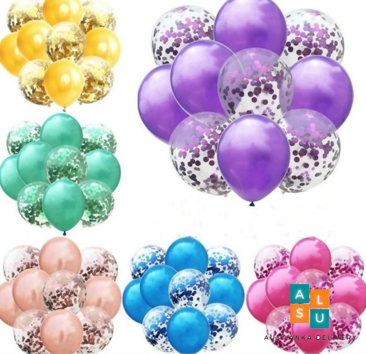 Mix Colors Ballon pack (10 Pcs) – Aus Lanka Delivery